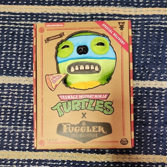 Fuggler | Toys | Rare Tmnt Leonardo Fuggler Plush | Poshmark